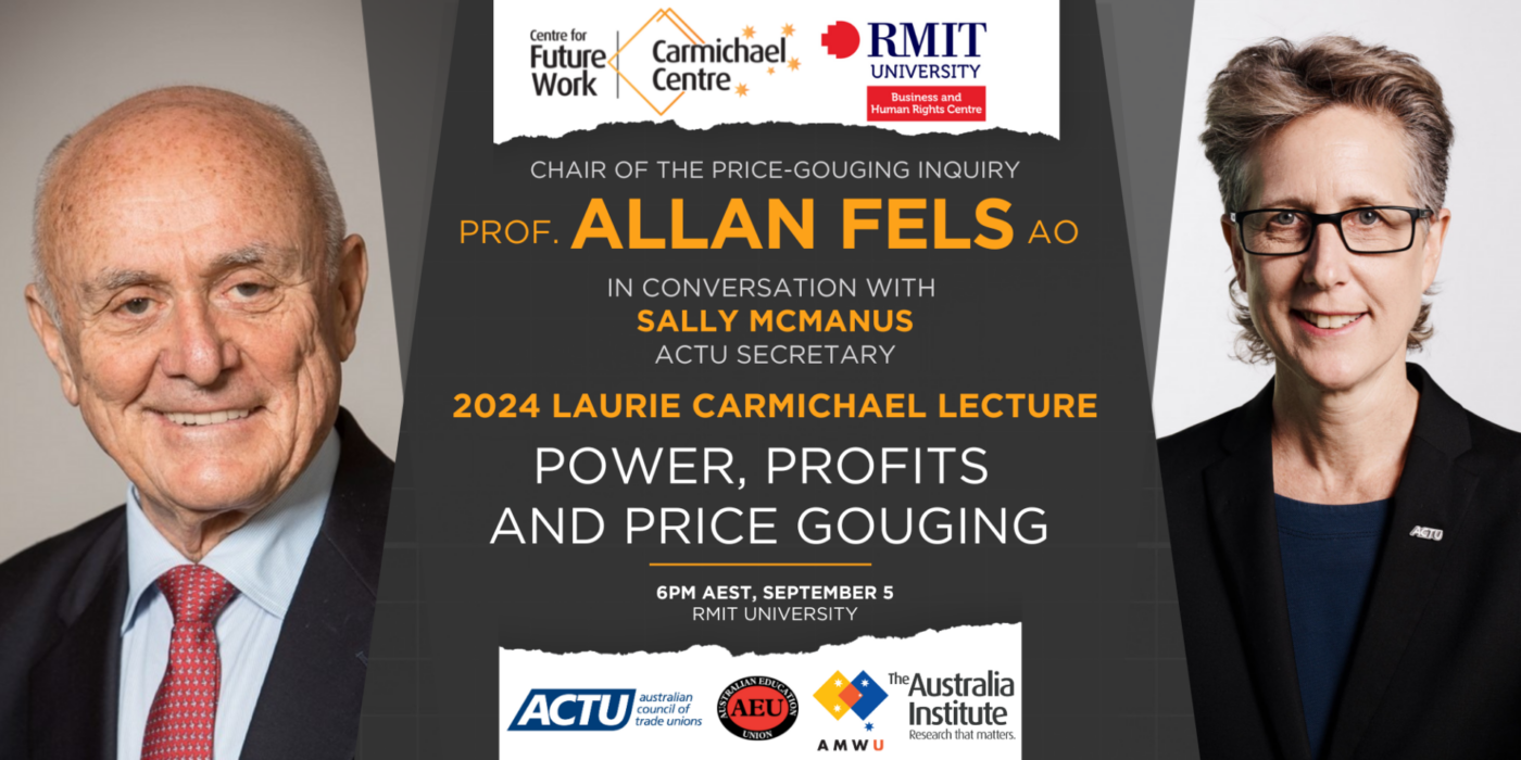 Former ACCC Chair Professor Allan Fels to Deliver Third Annual Laurie ...